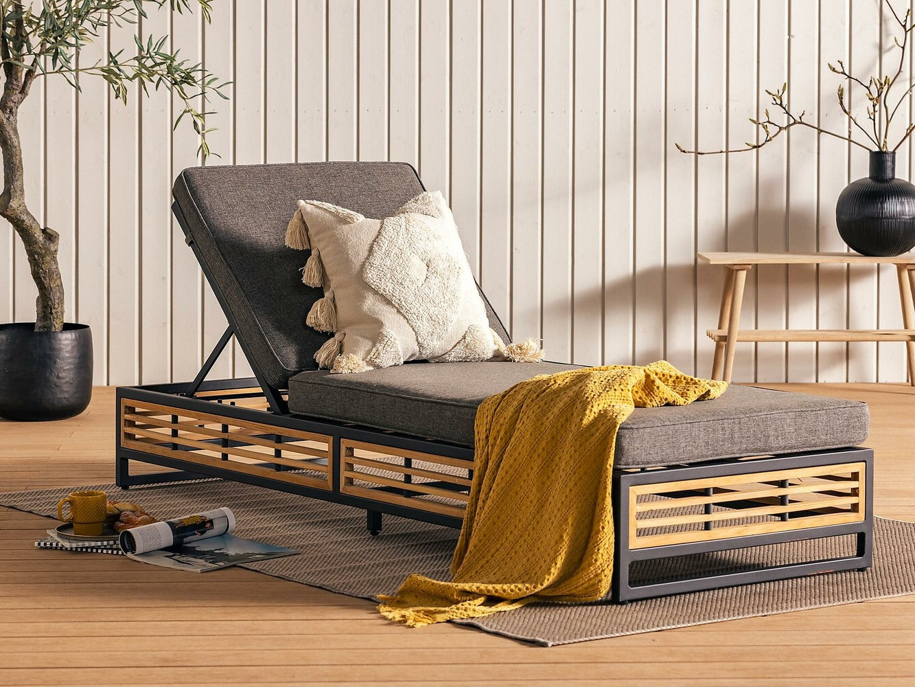 Градински шезлонг Riverside 511 - Градински мебели | Mebeli.bg