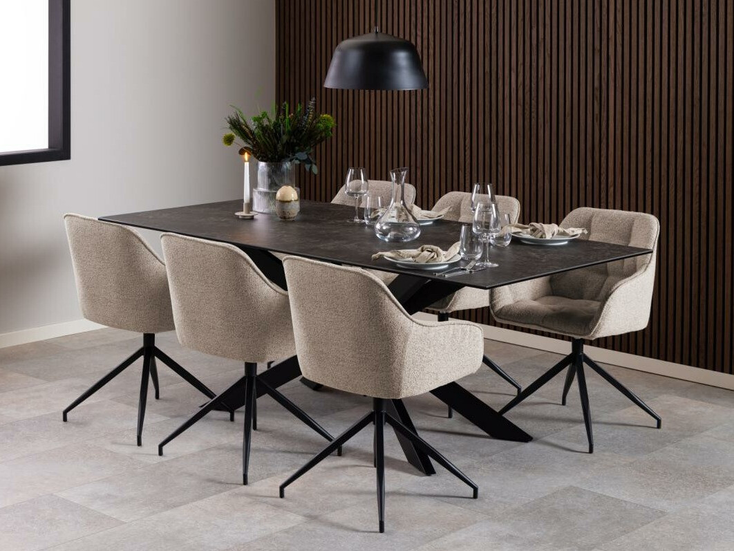 Стол Norsica 763 (Beige) - Мебели за хол | Mebeli.bg