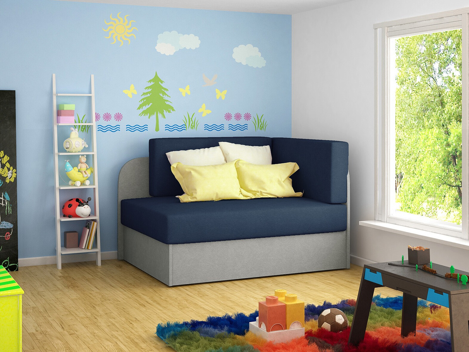 Кушетка Elyria 137 (Alova 79 + Alova 10) - Мебели за хол | Mebeli.bg