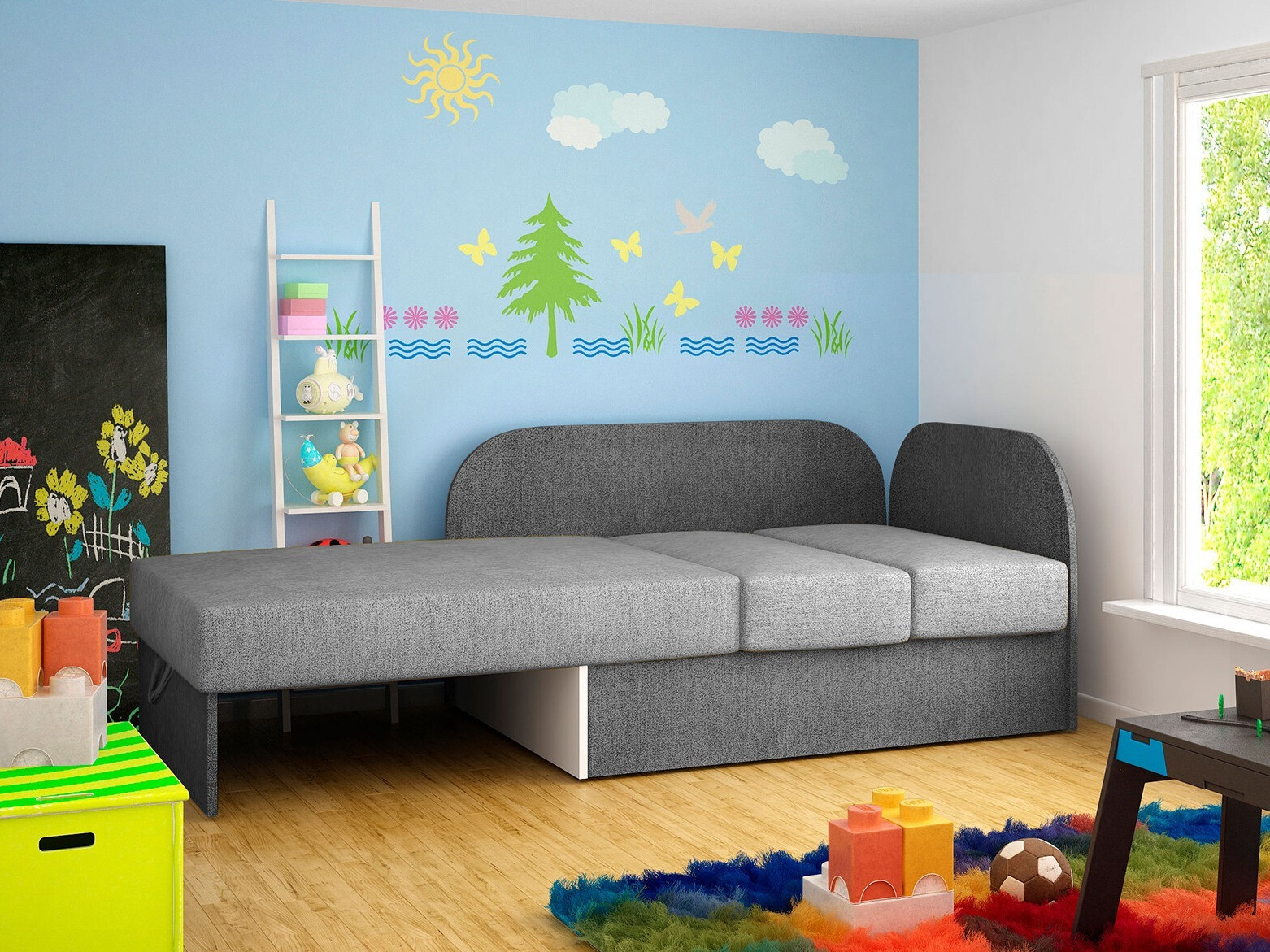 Кушетка Elyria 137 (Alova 79 + Alova 10) - Мебели за хол | Mebeli.bg