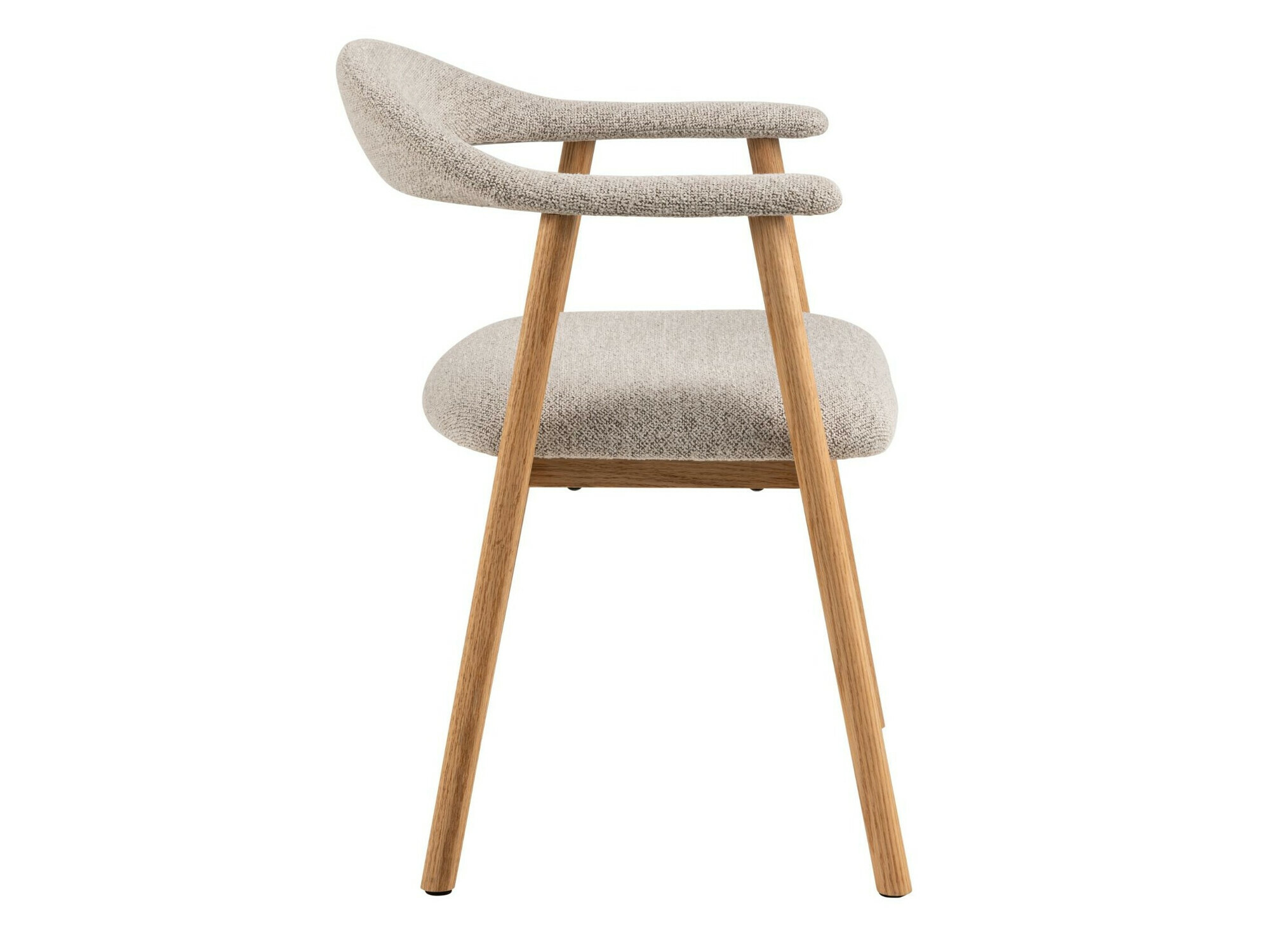 Стол Norsica 875 (Дъб + Бежов) - Мебели за хол | Mebeli.bg