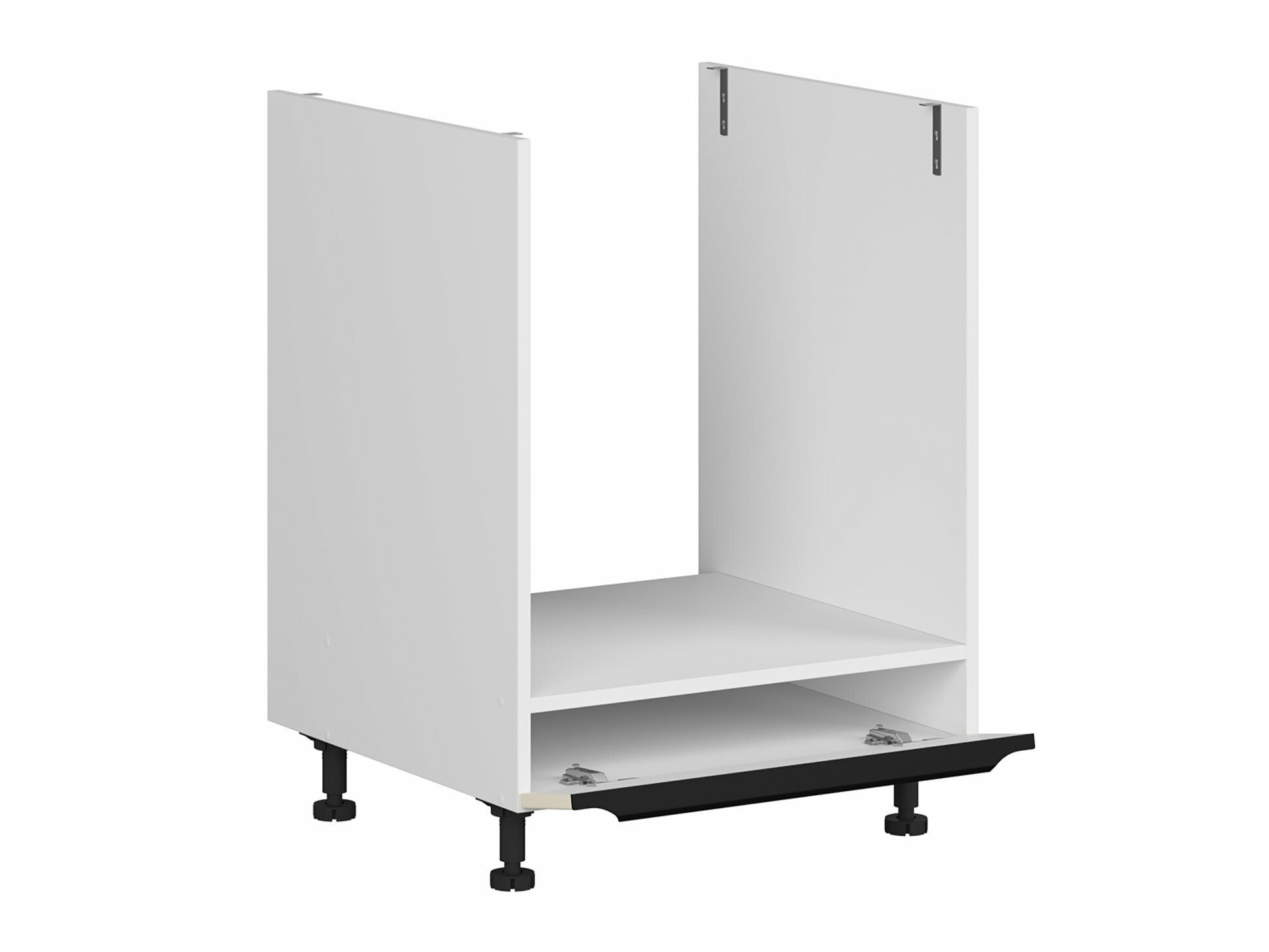 Модулен шкаф за вградени уреди Soli Cream 132 - Кухненски мебели ...